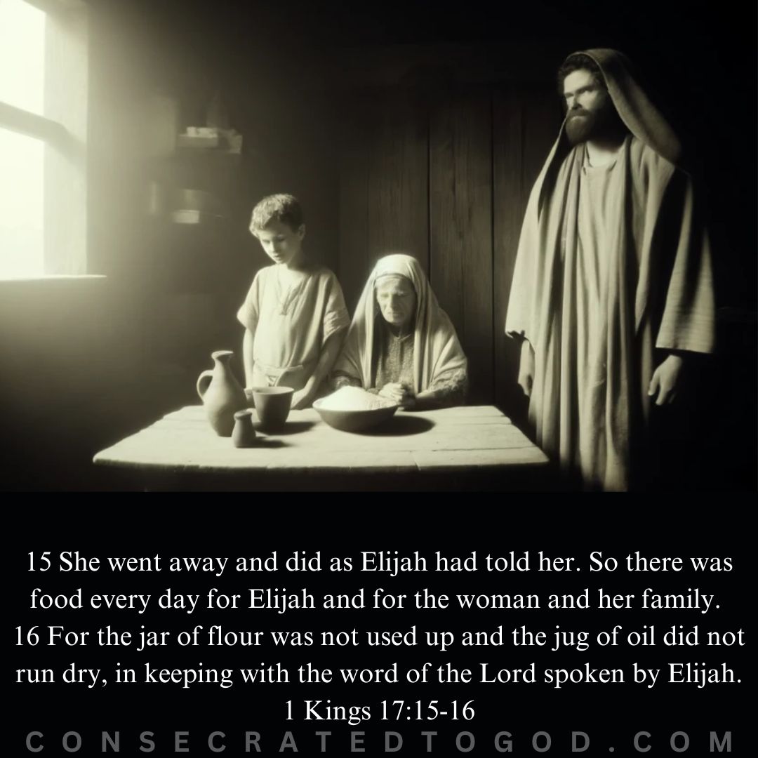 The Widow of Zarephath: Trusting in God’s Provisions | CONSECRATED TO GOD