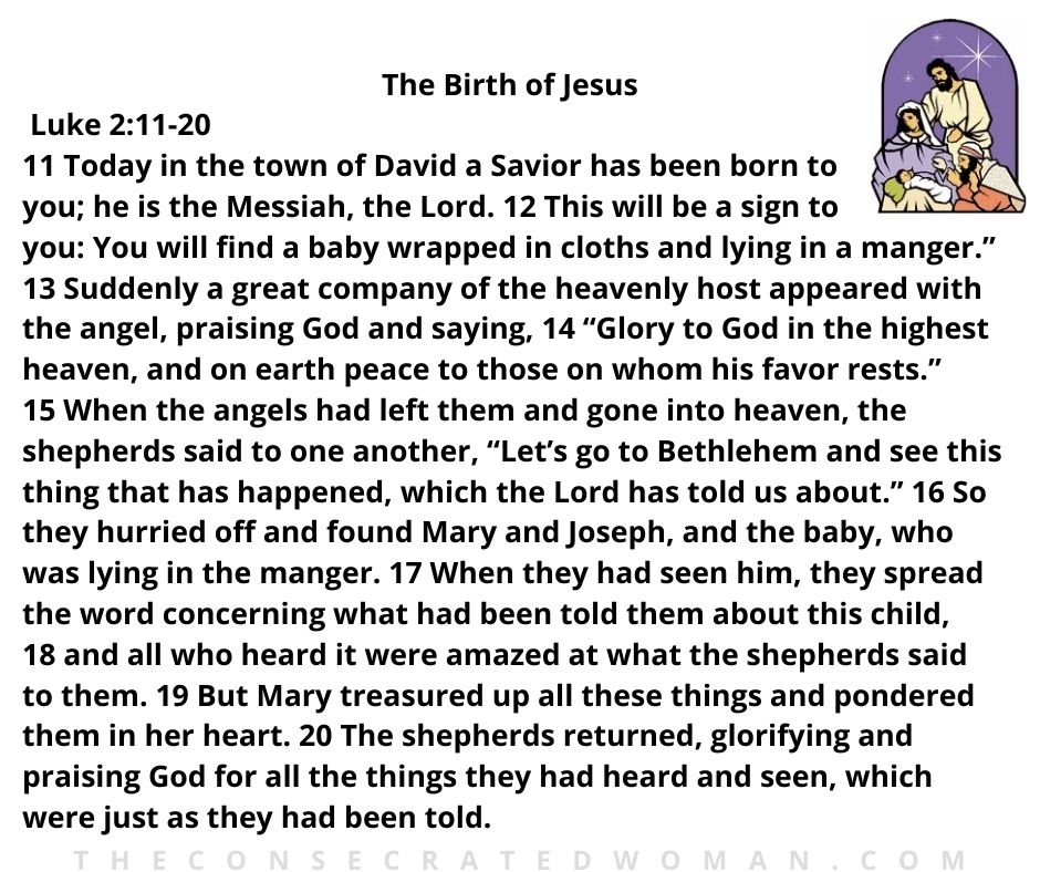 Christ the Savior is Born! | CONSECRATED TO GOD