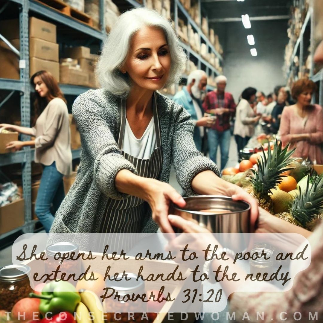 The Proverbs 31 Woman: Generosity | CONSECRATED TO GOD
