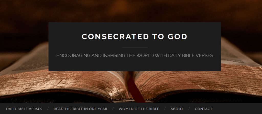 The Consecrated Woman | ENCOURAGING AND INSPIRING THE WORLD WITH DAILY ...