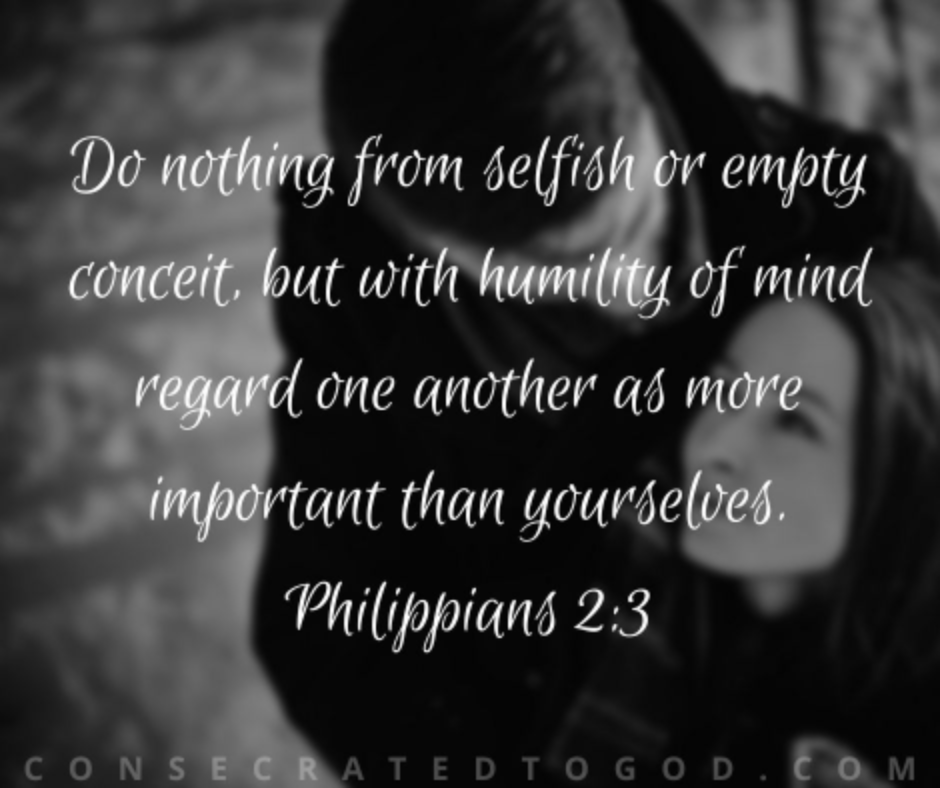 Love is Not Selfish | CONSECRATED TO GOD