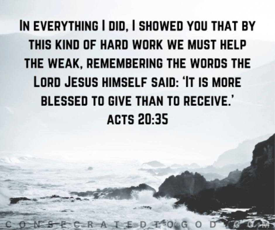 Help Others | CONSECRATED TO GOD