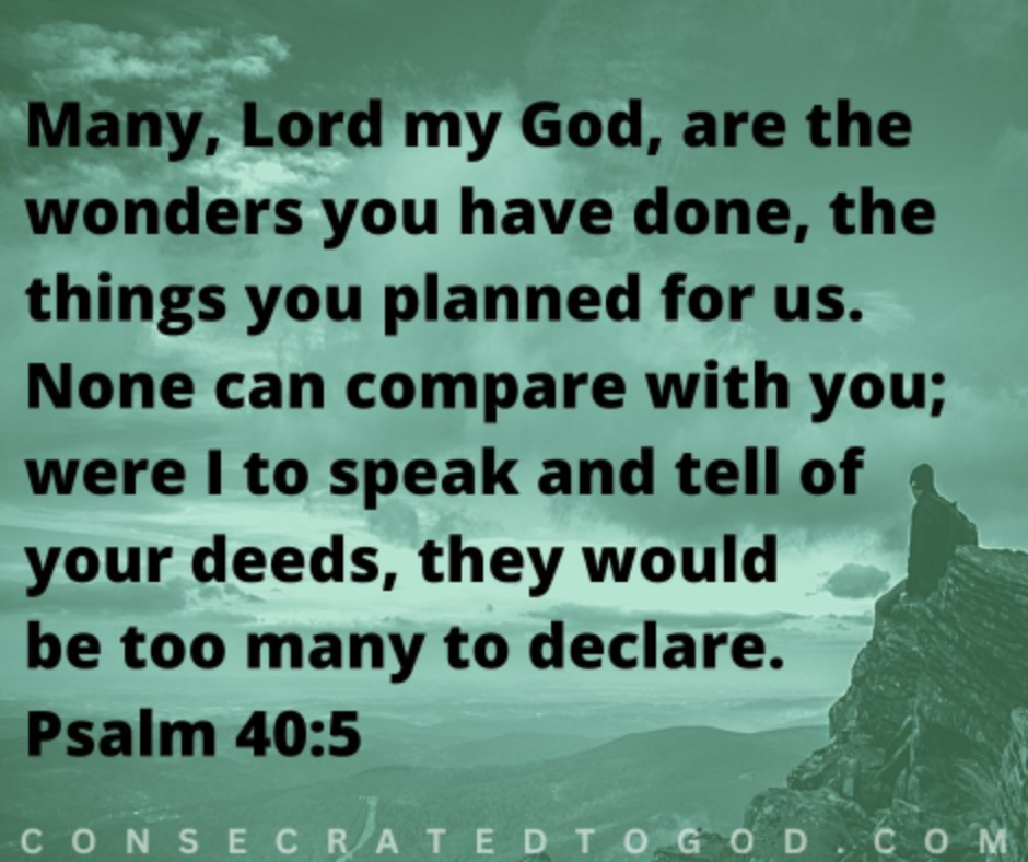 Too Many Blessings to Count | CONSECRATED TO GOD