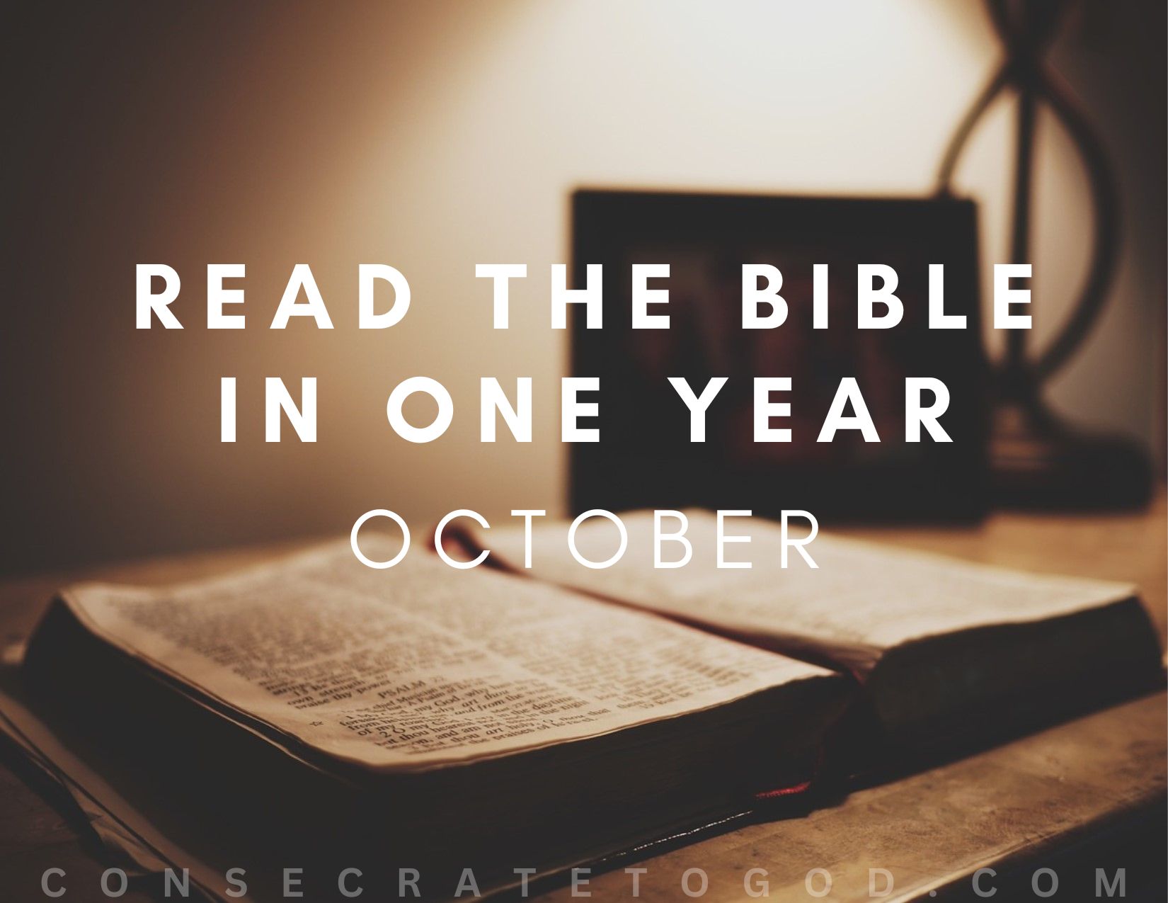 Read the Bible in One Year – October | CONSECRATED TO GOD